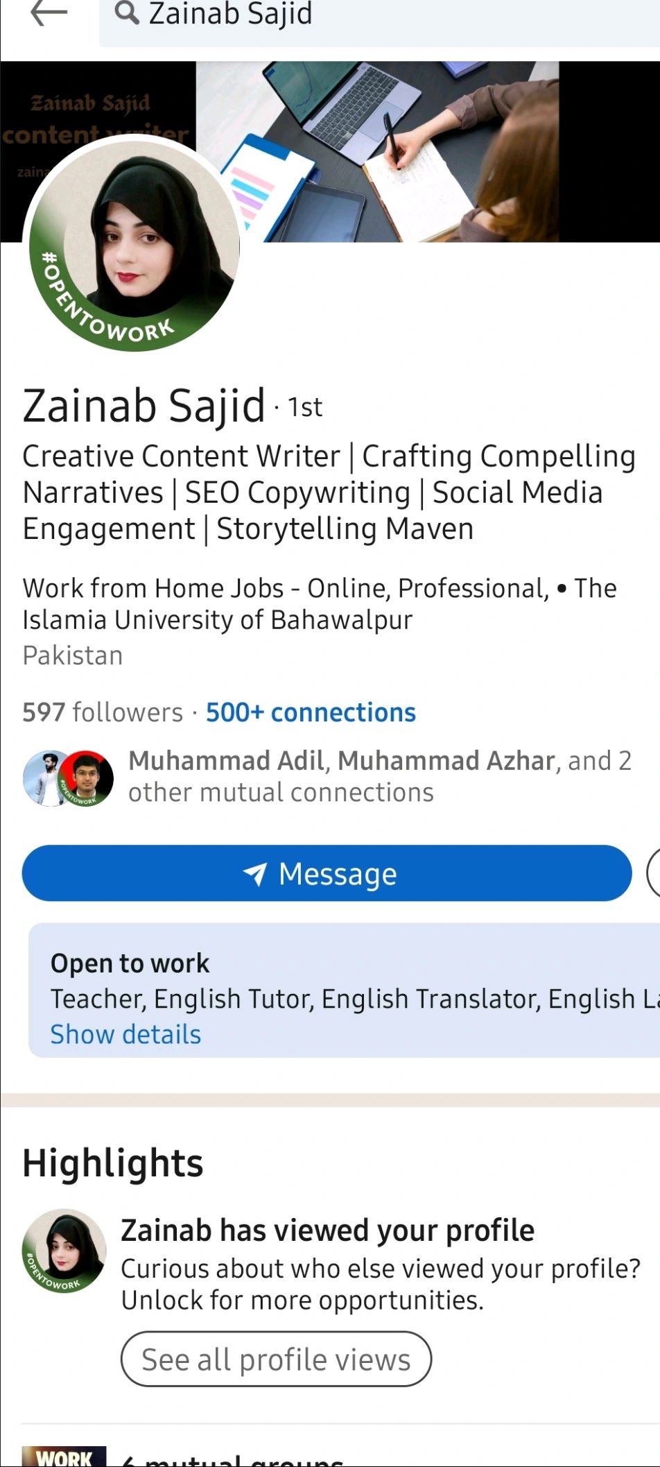 Umer Saeed SEO Expert ( Link builder ) on LinkedIn: #about #zainab #sajid Umer Saeed SEO Expert ( Link builder ) on LinkedIn: #about #zainab #sajid
