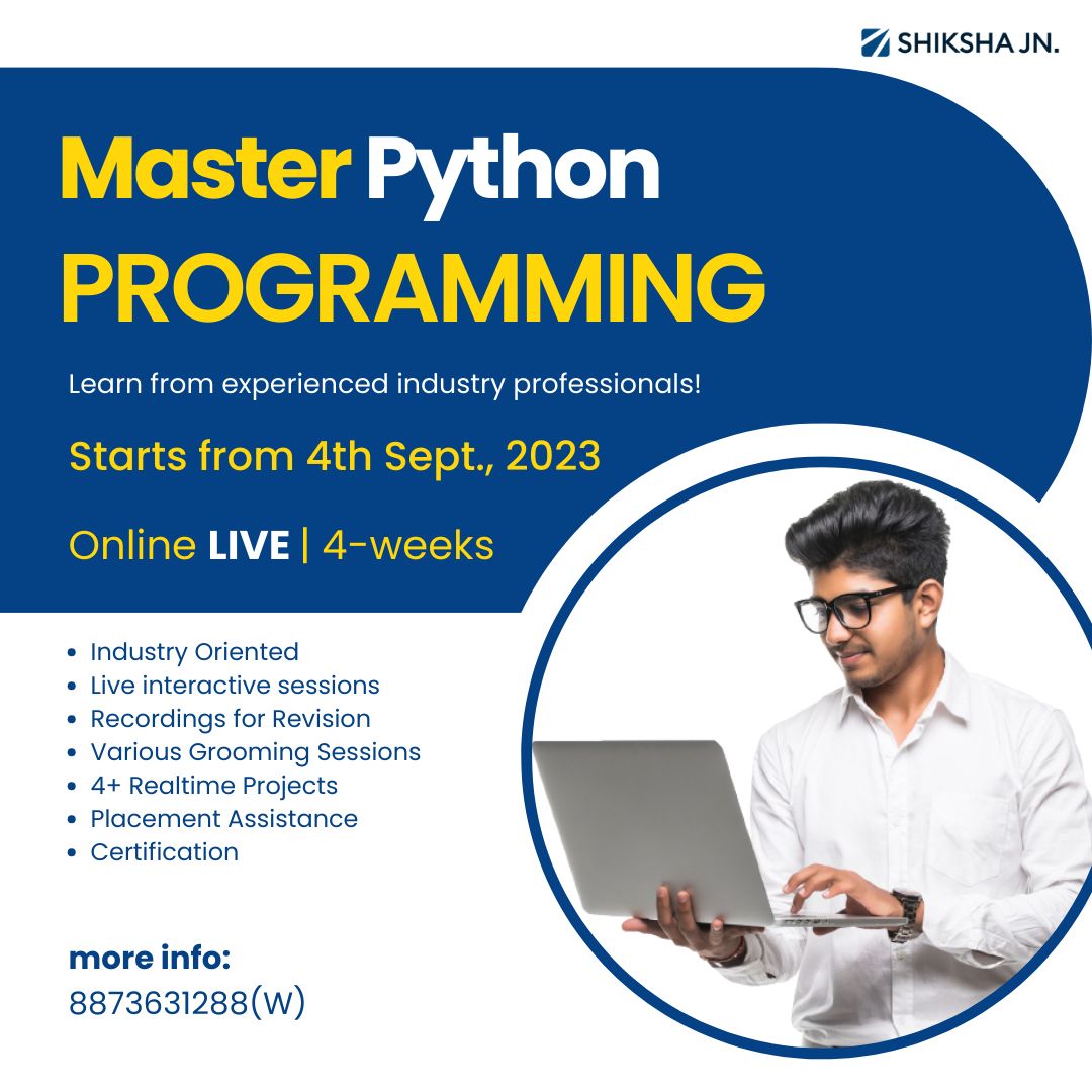 SHIKSHA JN. on LinkedIn: #python #pythonprogramming #pythoncourse # ... SHIKSHA JN. on LinkedIn: #python #pythonprogramming #pythoncourse # ...