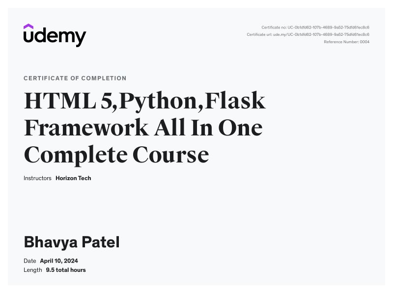 Bhavya Patel on LinkedIn: #python #flask #lifelonglearning # ... Bhavya Patel on LinkedIn: #python #flask #lifelonglearning # ...