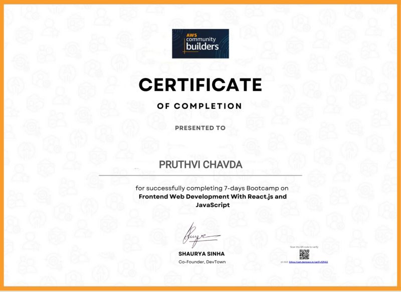 Pruthvi Chavda on LinkedIn: #frontenddevelopment #reactjs #javascript # ... Pruthvi Chavda on LinkedIn: #frontenddevelopment #reactjs #javascript # ...