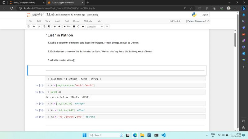 Sagar Dumbre on LinkedIn: #python #pythonlists #datastructures # ... Sagar Dumbre on LinkedIn: #python #pythonlists #datastructures # ...