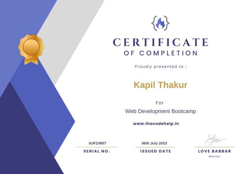 Kapil Thakur on LinkedIn: #codehelp #lovebabbar #devtown #rced # ... Kapil Thakur on LinkedIn: #codehelp #lovebabbar #devtown #rced # ...