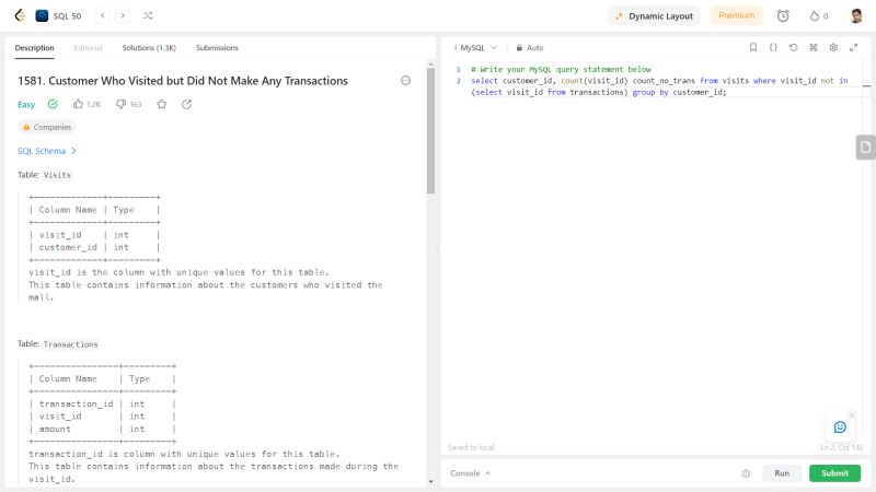 Saket Raj on LinkedIn: #mysql #database #leetcode #sqlquestion Saket Raj on LinkedIn: #mysql #database #leetcode #sqlquestion