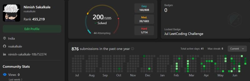 Nimish Sakalkale on LinkedIn: #codingjourney #leetcode # ... Nimish Sakalkale on LinkedIn: #codingjourney #leetcode # ...