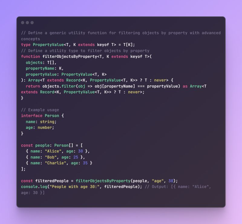 Ahmad Mehrabi on LinkedIn: #typescript #generics #cleancode # ... Ahmad Mehrabi on LinkedIn: #typescript #generics #cleancode # ...