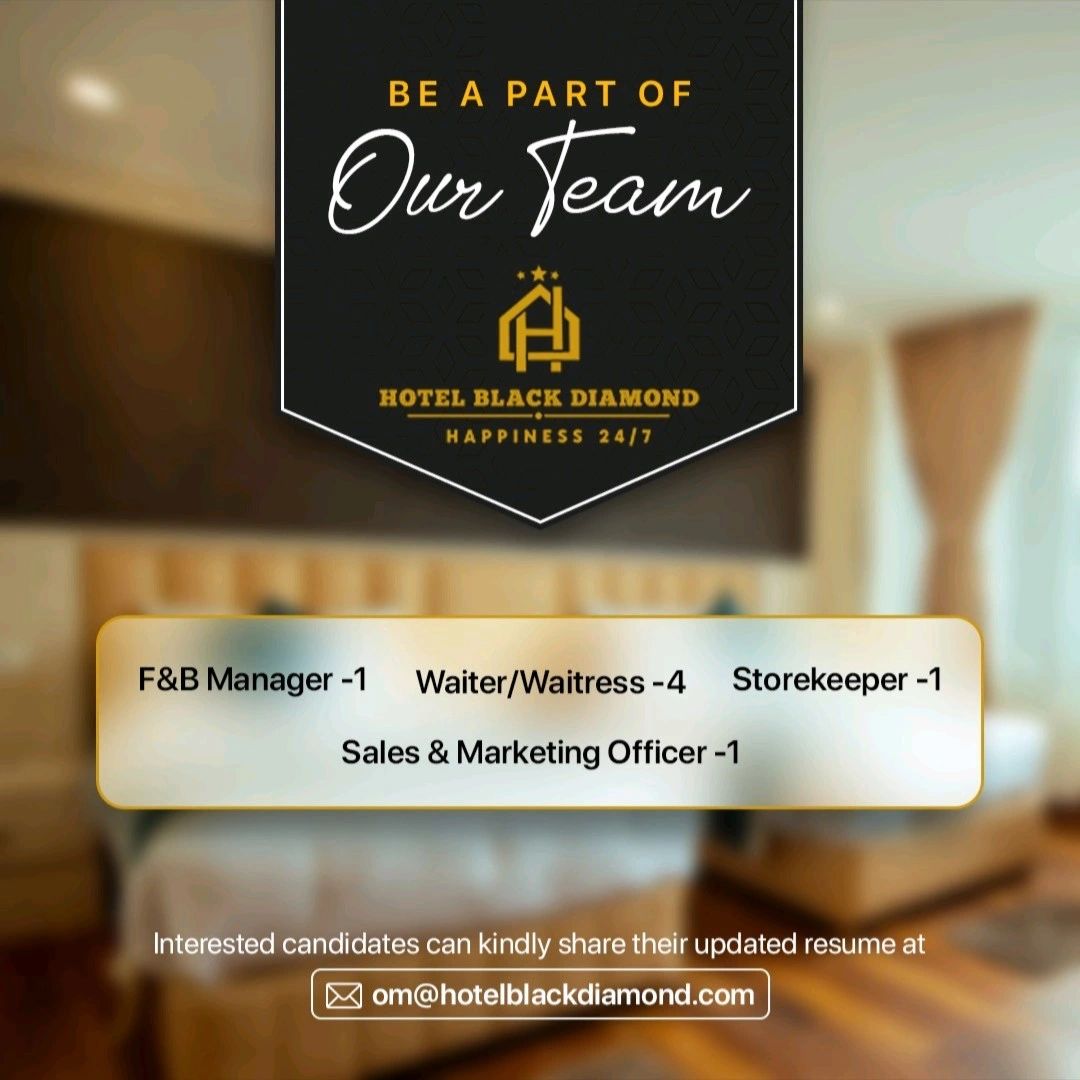 Sujal Shrestha on LinkedIn: #hiring #vacancy #hospitalityindustry Sujal Shrestha on LinkedIn: #hiring #vacancy #hospitalityindustry