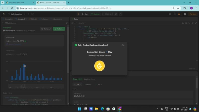 Akshar Tamboli on LinkedIn: #day34 #100daysofcoding #leetcode Akshar Tamboli on LinkedIn: #day34 #100daysofcoding #leetcode