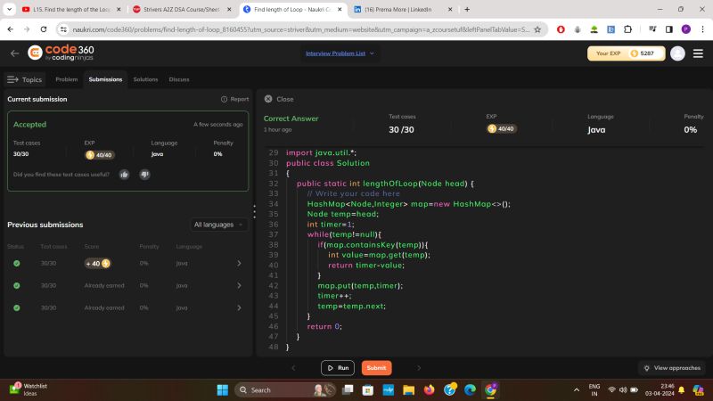 Prerna More on LinkedIn: #day72 #100daysofcode #dsa #java #linkedlist # ... Prerna More on LinkedIn: #day72 #100daysofcode #dsa #java #linkedlist # ...