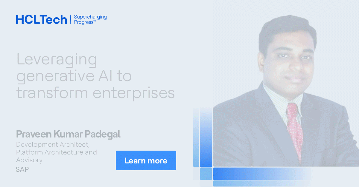 HCLTech - SAP Practice on LinkedIn: HCLTech & SAP Transforming ... HCLTech - SAP Practice on LinkedIn: HCLTech & SAP Transforming ...