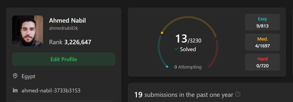 Ahmed Nabil on LinkedIn: #leetcode #problemsolving Ahmed Nabil on LinkedIn: #leetcode #problemsolving