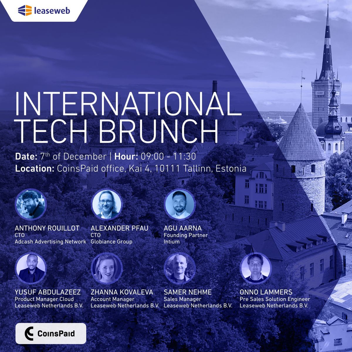 Intium Tech on LinkedIn: International Tech Brunch with Leaseweb Intium Tech on LinkedIn: International Tech Brunch with Leaseweb