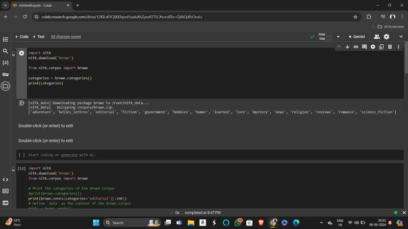 Ishita Mahajan on LinkedIn: #nlp #nltk #python #datascience Ishita Mahajan on LinkedIn: #nlp #nltk #python #datascience