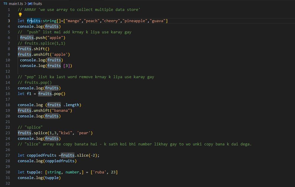 Syeda Ruba on LinkedIn: #typescript #javascript #arrays #tuples # ... Syeda Ruba on LinkedIn: #typescript #javascript #arrays #tuples # ...