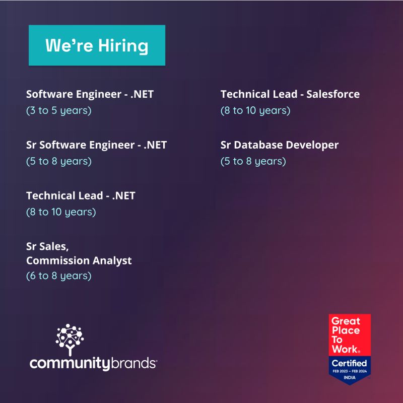 Puja Kar on LinkedIn: #hiring #opening #developers #jobs #people #team ... Puja Kar on LinkedIn: #hiring #opening #developers #jobs #people #team ...
