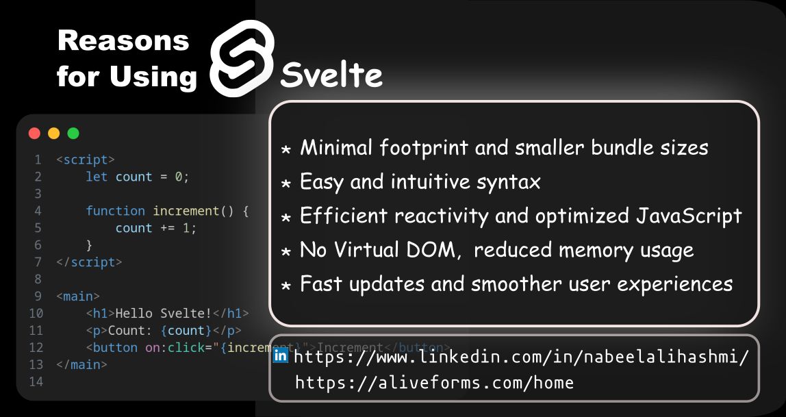 Nabeel Ali on LinkedIn: #javascript #programming #svelte #reactjs # ... Nabeel Ali on LinkedIn: #javascript #programming #svelte #reactjs # ...