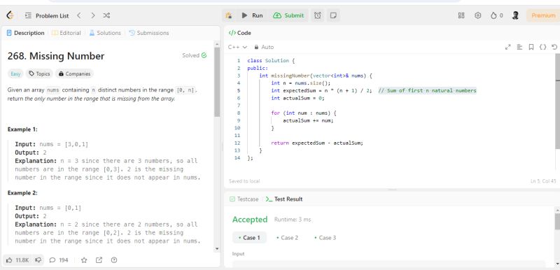 Muhammad Faisal on LinkedIn: Day 10 of Learning DSA! Leetcode problem ... Muhammad Faisal on LinkedIn: Day 10 of Learning DSA! Leetcode problem ...