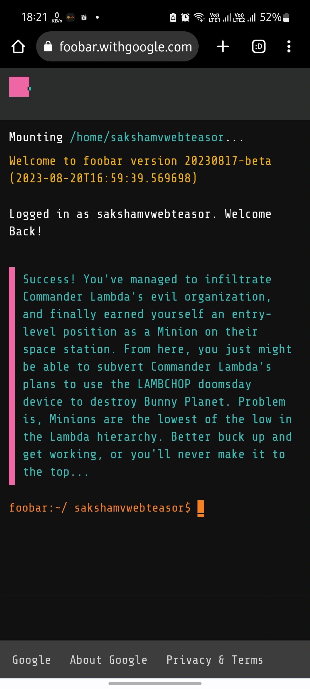 Saksham Verma on LinkedIn: #google #jobfinder #foobar #withgoogle #help ... Saksham Verma on LinkedIn: #google #jobfinder #foobar #withgoogle #help ...