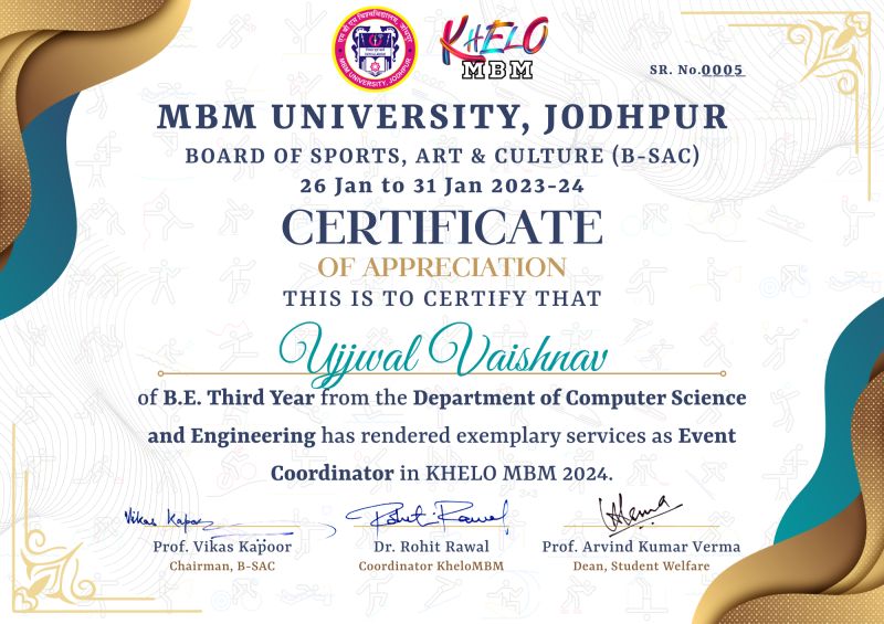 Ujjwal Vaishnav on LinkedIn: #eventcoordinator #khelombm2024 # ... Ujjwal Vaishnav on LinkedIn: #eventcoordinator #khelombm2024 # ...