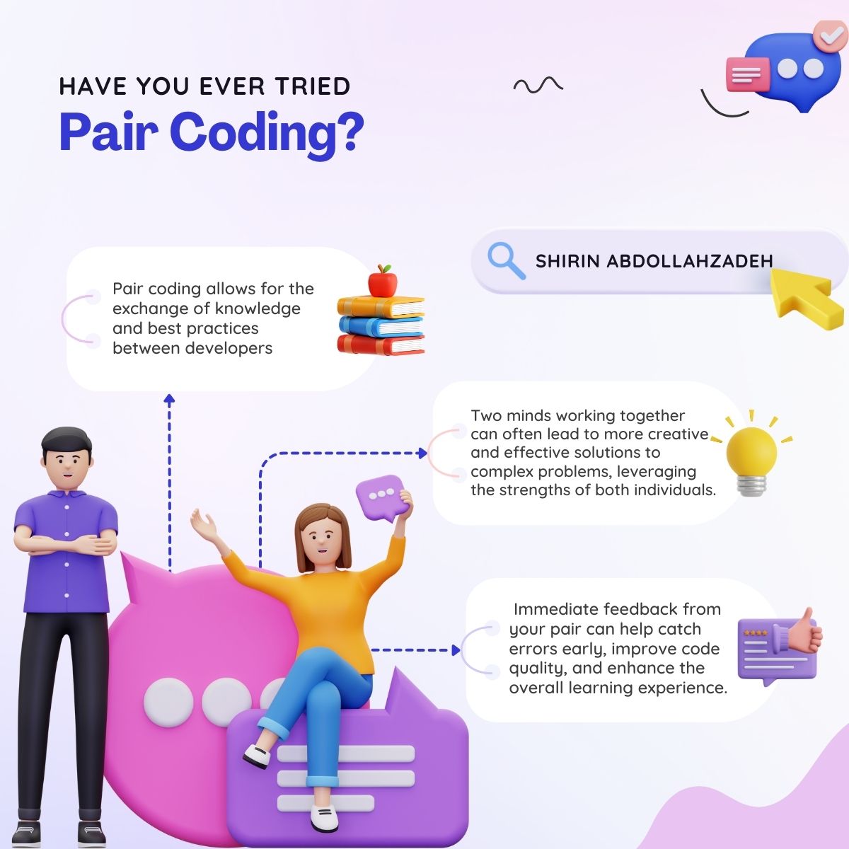 Shirin Abdollahzadeh on LinkedIn: #paircoding #collaboration # ... Shirin Abdollahzadeh on LinkedIn: #paircoding #collaboration # ...