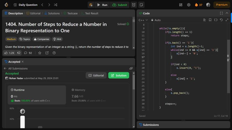 Rohan Yadav on LinkedIn: #100daysofleetcode #leetcode #100daysofdsa ... Rohan Yadav on LinkedIn: #100daysofleetcode #leetcode #100daysofdsa ...