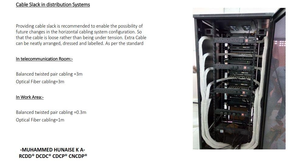 How cable slack is used in distribution systems | Muhammed Hunaise K A ... How cable slack is used in distribution systems | Muhammed Hunaise K A ...