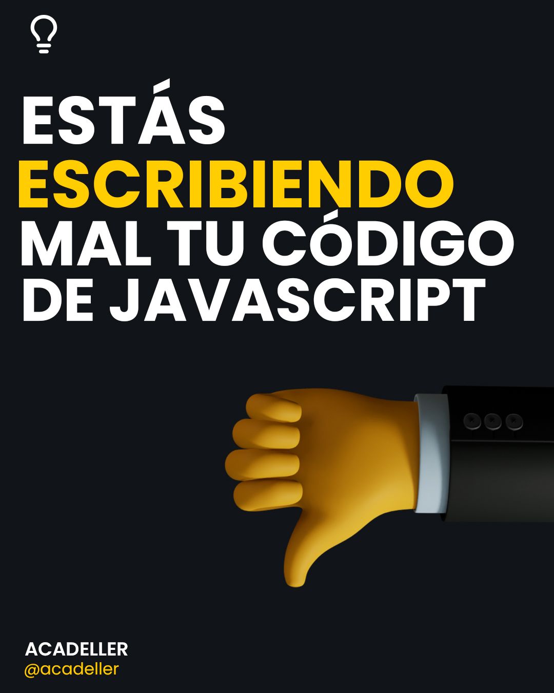 Acadeller en LinkedIn: No cometas estos errores programando en ... Acadeller en LinkedIn: No cometas estos errores programando en ...
