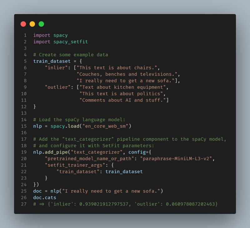 Aziz ullah on LinkedIn: #nlp #python #setfit #spacy #textclassification Aziz ullah on LinkedIn: #nlp #python #setfit #spacy #textclassification