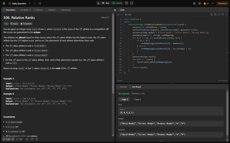 Vigash Kumar S on LinkedIn: #codingchallenge #algorithmdesign #cplusplus Vigash Kumar S on LinkedIn: #codingchallenge #algorithmdesign #cplusplus