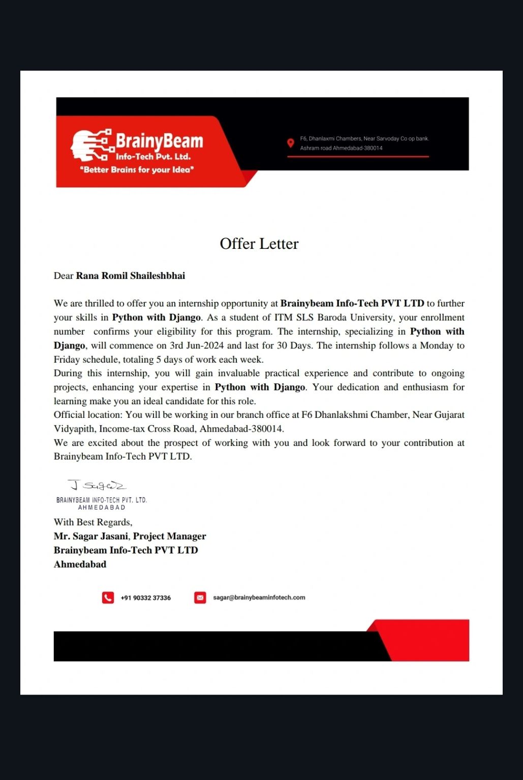 Romil Rana posted on LinkedIn Romil Rana posted on LinkedIn
