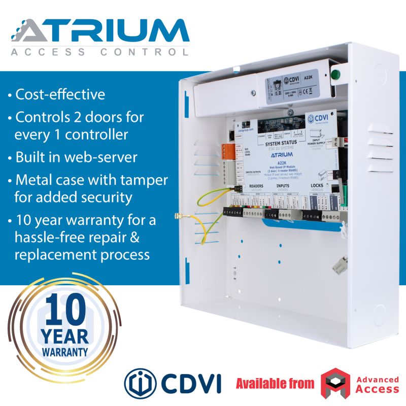 Advanced Access Ltd on LinkedIn: ATRIUM by CDVI UK is a cost-effective ... Advanced Access Ltd on LinkedIn: ATRIUM by CDVI UK is a cost-effective ...