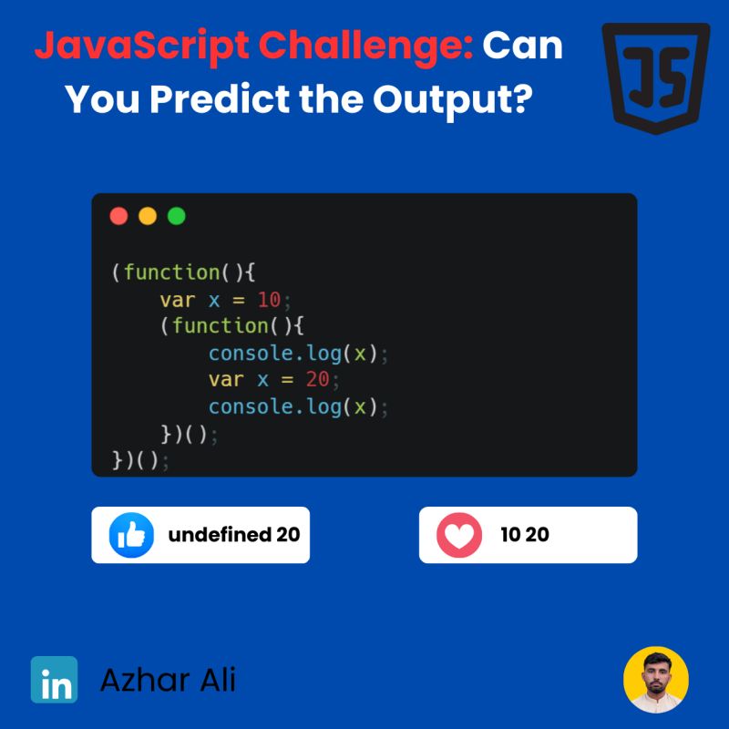 Azhar Ali on LinkedIn: #javascript #programming #frontend #coding Azhar Ali on LinkedIn: #javascript #programming #frontend #coding