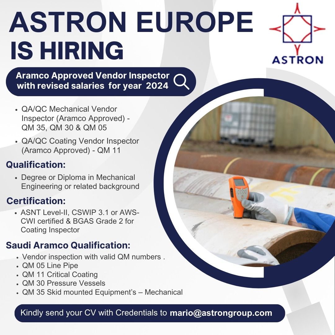 Astron Group on LinkedIn: #astron_italy #urgently #aramco #approved # ... Astron Group on LinkedIn: #astron_italy #urgently #aramco #approved # ...