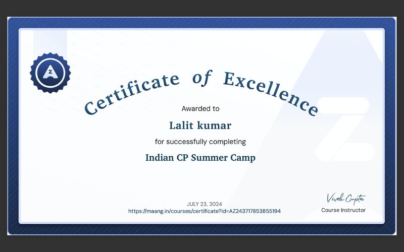 Lalit Kumar on LinkedIn: #competitiveprogramming #learning #algorithms ... Lalit Kumar on LinkedIn: #competitiveprogramming #learning #algorithms ...