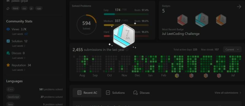 Pawas Goyal on LinkedIn: #leetcode #dsa #dailycoding | 22 comments Pawas Goyal on LinkedIn: #leetcode #dsa #dailycoding | 22 comments