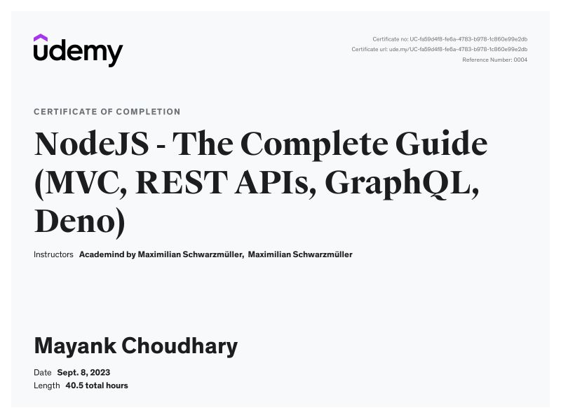 Mayank Choudhary on LinkedIn: #nodejs #javascript #webdevelopment # ... Mayank Choudhary on LinkedIn: #nodejs #javascript #webdevelopment # ...
