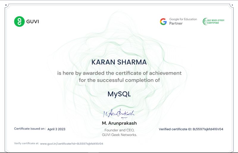 KARAN SHARMA on LinkedIn: #mysql #sql KARAN SHARMA on LinkedIn: #mysql #sql