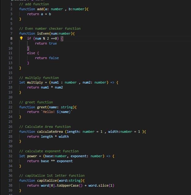 Abdul Rafay on LinkedIn: #typescript #codingsuccess #coddingexercise # ... Abdul Rafay on LinkedIn: #typescript #codingsuccess #coddingexercise # ...
