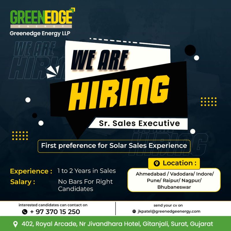 Jaydeep Patel on LinkedIn: #job #solarinverter #salesjobs #b2bmarketing Jaydeep Patel on LinkedIn: #job #solarinverter #salesjobs #b2bmarketing