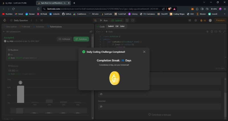 Raghav Mahajan on LinkedIn: #100daysofleetcode #codingjourney # ... Raghav Mahajan on LinkedIn: #100daysofleetcode #codingjourney # ...