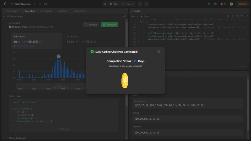Himanshu Aryan (Anshul Pratap Singh) on LinkedIn: #dailycodingchallenge ... Himanshu Aryan (Anshul Pratap Singh) on LinkedIn: #dailycodingchallenge ...