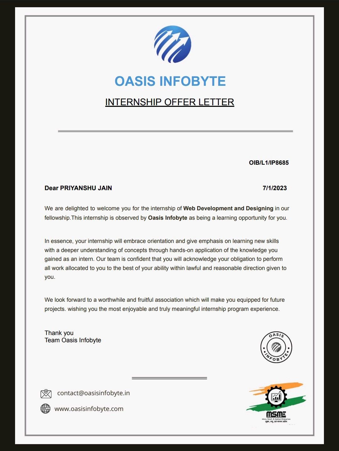 Priyanshu Jain on LinkedIn: #connections #intern #opportunity # ... Priyanshu Jain on LinkedIn: #connections #intern #opportunity # ...