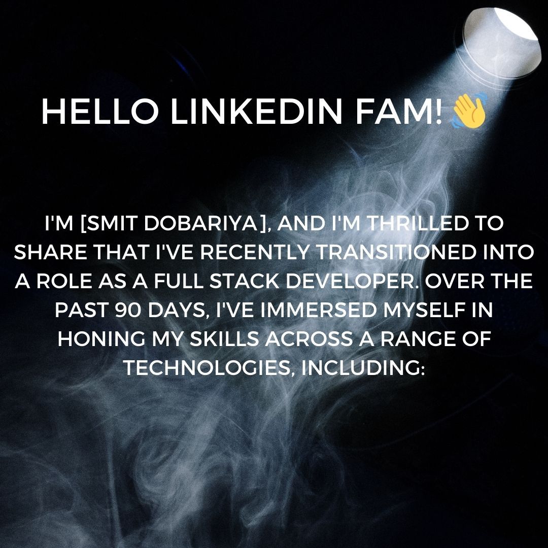 Smit Dobariya on LinkedIn: #fullstackdeveloper #reactjs #nodejs # ... Smit Dobariya on LinkedIn: #fullstackdeveloper #reactjs #nodejs # ...