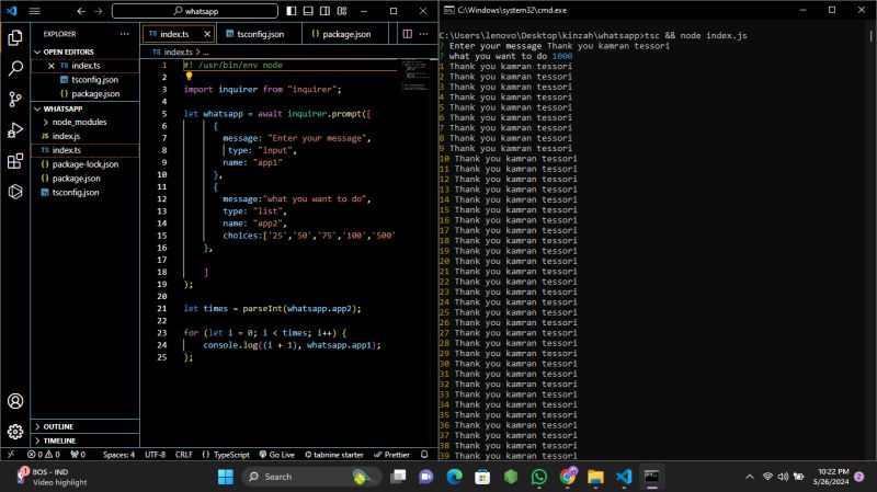 Kinza Khan on LinkedIn: #coding #programming #automation #whatsapp # ... Kinza Khan on LinkedIn: #coding #programming #automation #whatsapp # ...