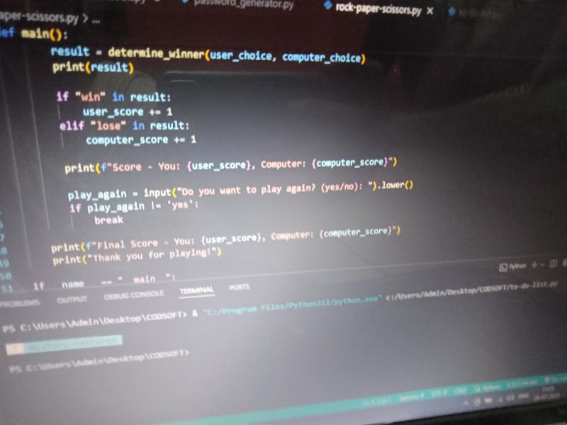 Shraddha Tarmale on LinkedIn: #internship #codsoft #pythonprogramming # ... Shraddha Tarmale on LinkedIn: #internship #codsoft #pythonprogramming # ...
