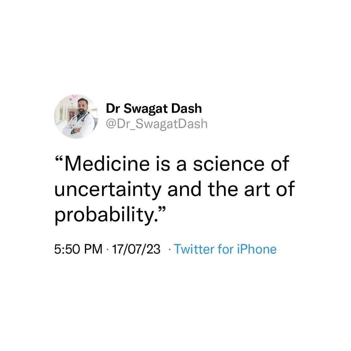 Dr. Swagat Dash on LinkedIn: 🩺 Dr. Swagat Dash on LinkedIn: 🩺