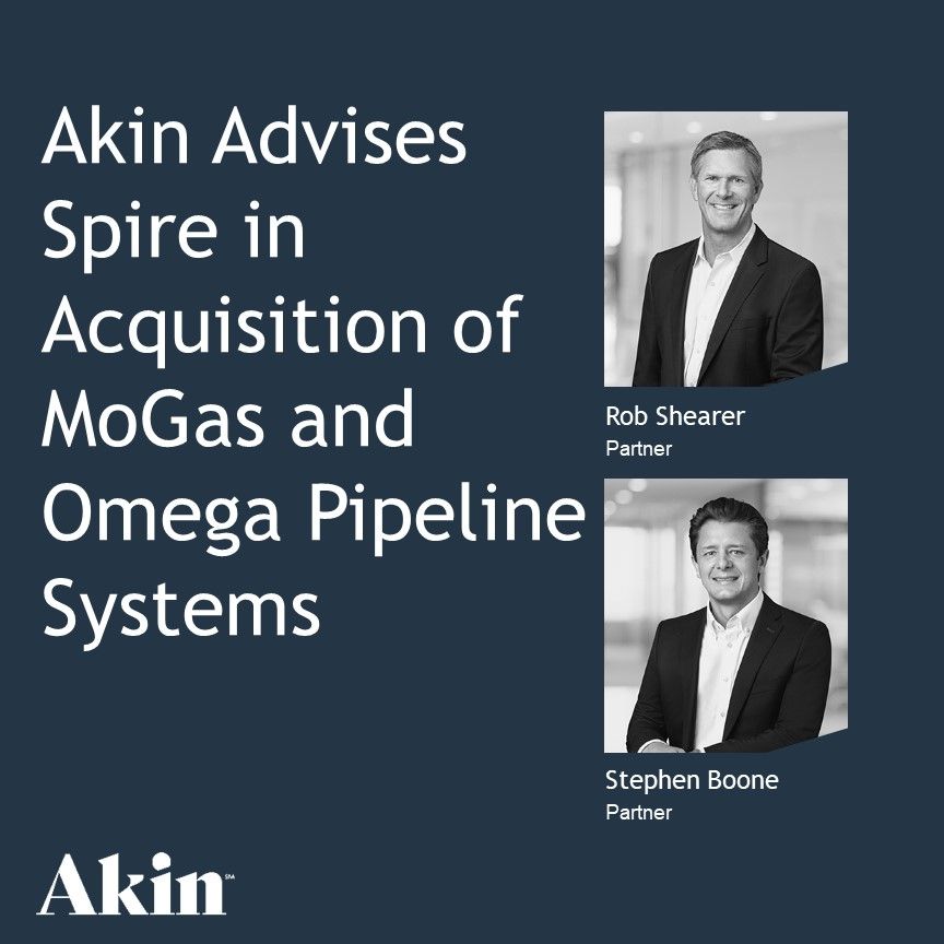 Akin Gump Strauss Hauer & Feld LLP on LinkedIn: Akin Advises Spire in ... Akin Gump Strauss Hauer & Feld LLP on LinkedIn: Akin Advises Spire in ...