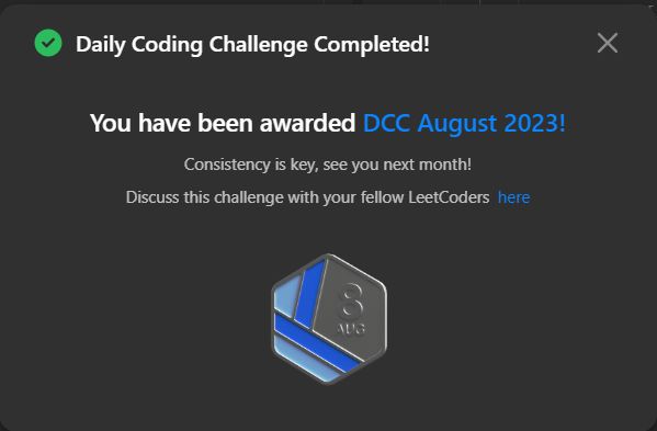 Dhananjay Kumrawat on LinkedIn: #leetcode #codingchallenge #augustbadge ... Dhananjay Kumrawat on LinkedIn: #leetcode #codingchallenge #augustbadge ...