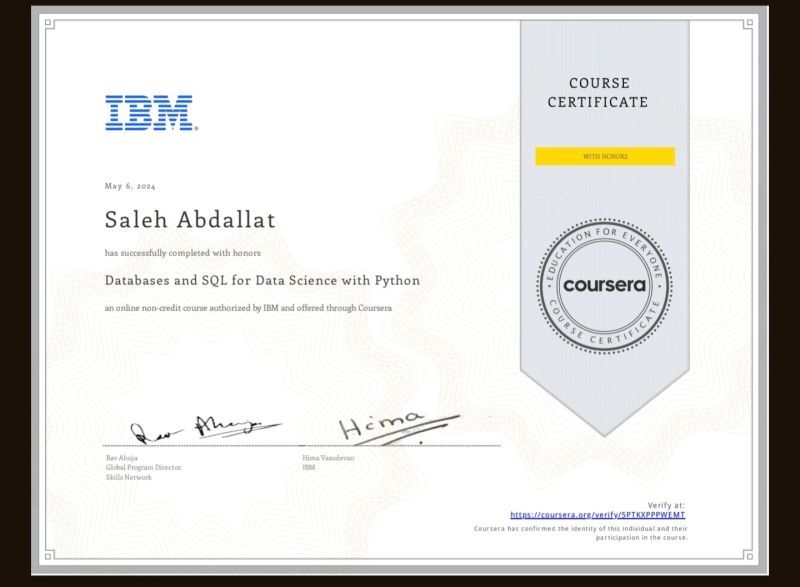 Saleh Al-Abdallat on LinkedIn: #dataengineering #sql #python #ibm # ... Saleh Al-Abdallat on LinkedIn: #dataengineering #sql #python #ibm # ...