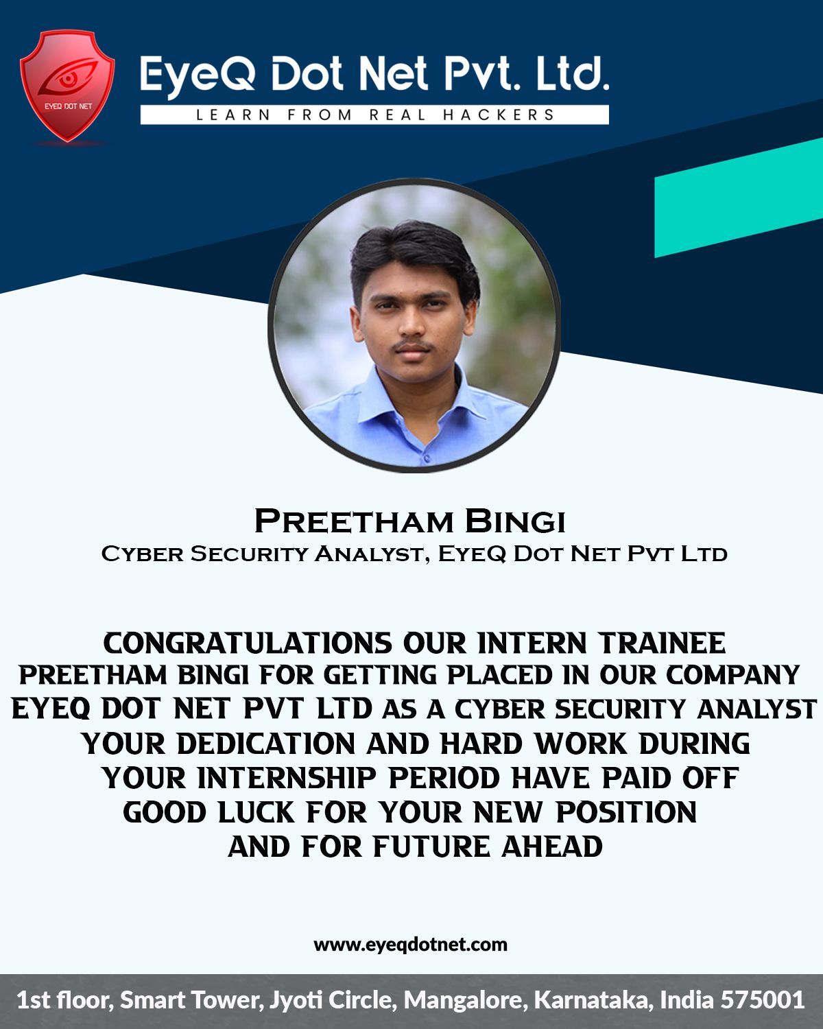 Mohammed Sheik Nihal on LinkedIn: Wellcome to the family Preetham Bingi 🎉 Mohammed Sheik Nihal on LinkedIn: Wellcome to the family Preetham Bingi 🎉