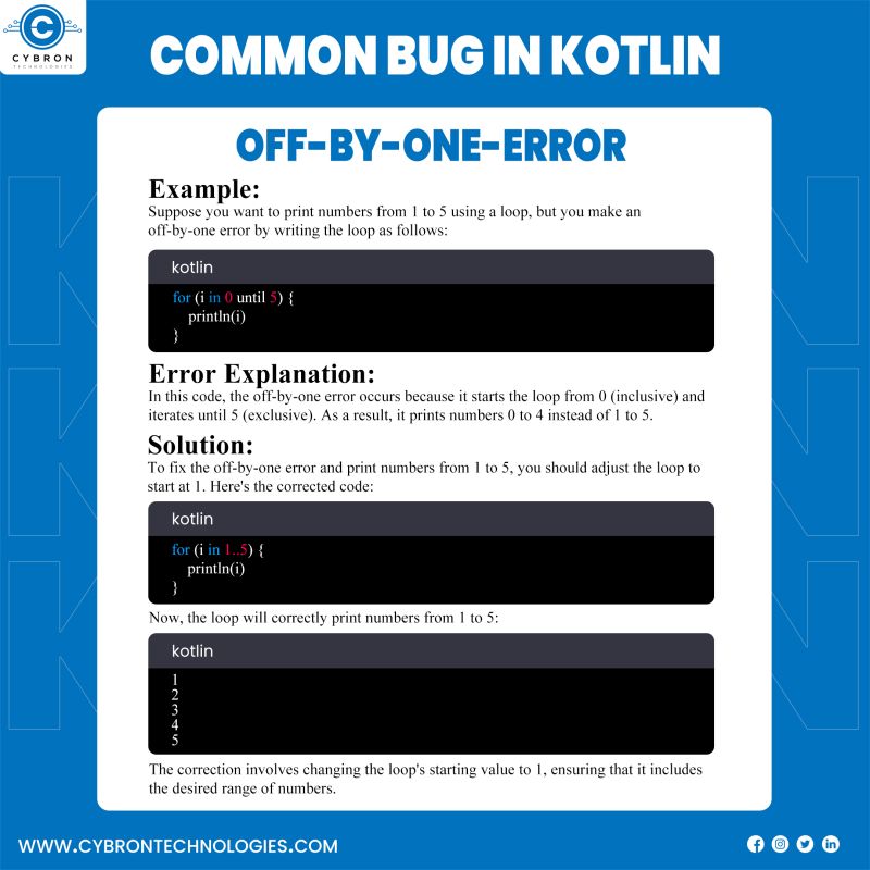 Cybron Technologies on LinkedIn: #kotlin #programmingtips #debugging # ... Cybron Technologies on LinkedIn: #kotlin #programmingtips #debugging # ...